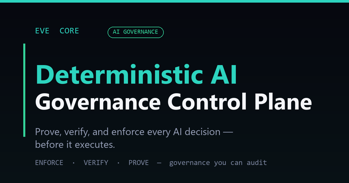 LLM Bias Detection & Enforcement | EVE Core